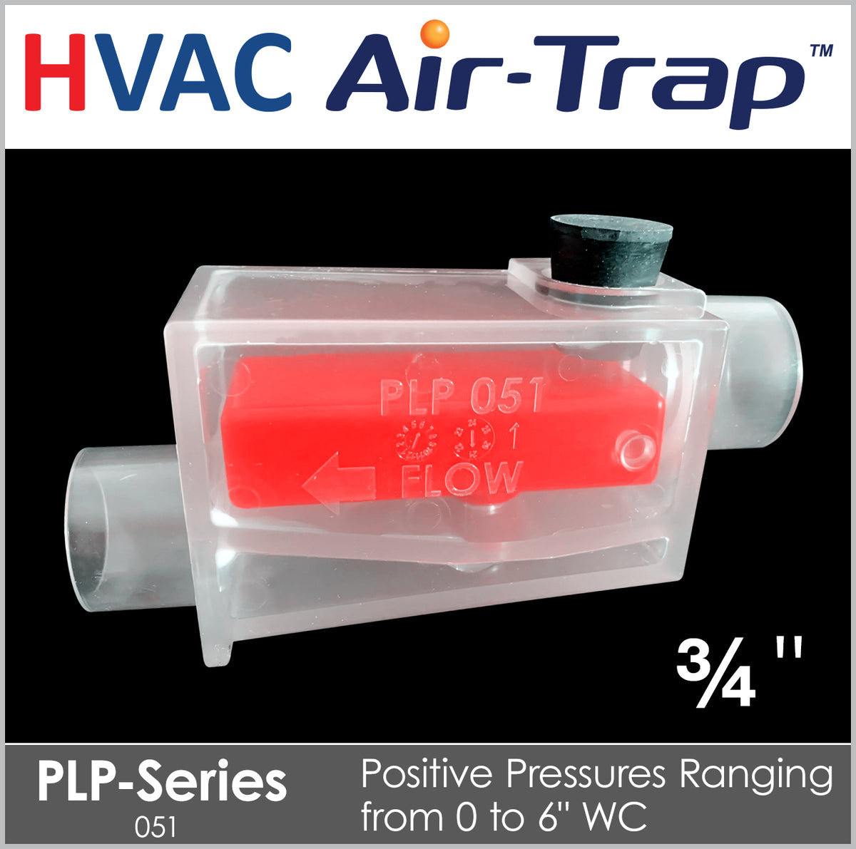 PLP-Series Air-Trap™: Positive Pressure, Low-profile - Pressures from ...